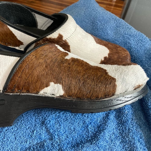 Bjork | Shoes | Bjork Closed Back Clogs In Cow Print | Poshmark